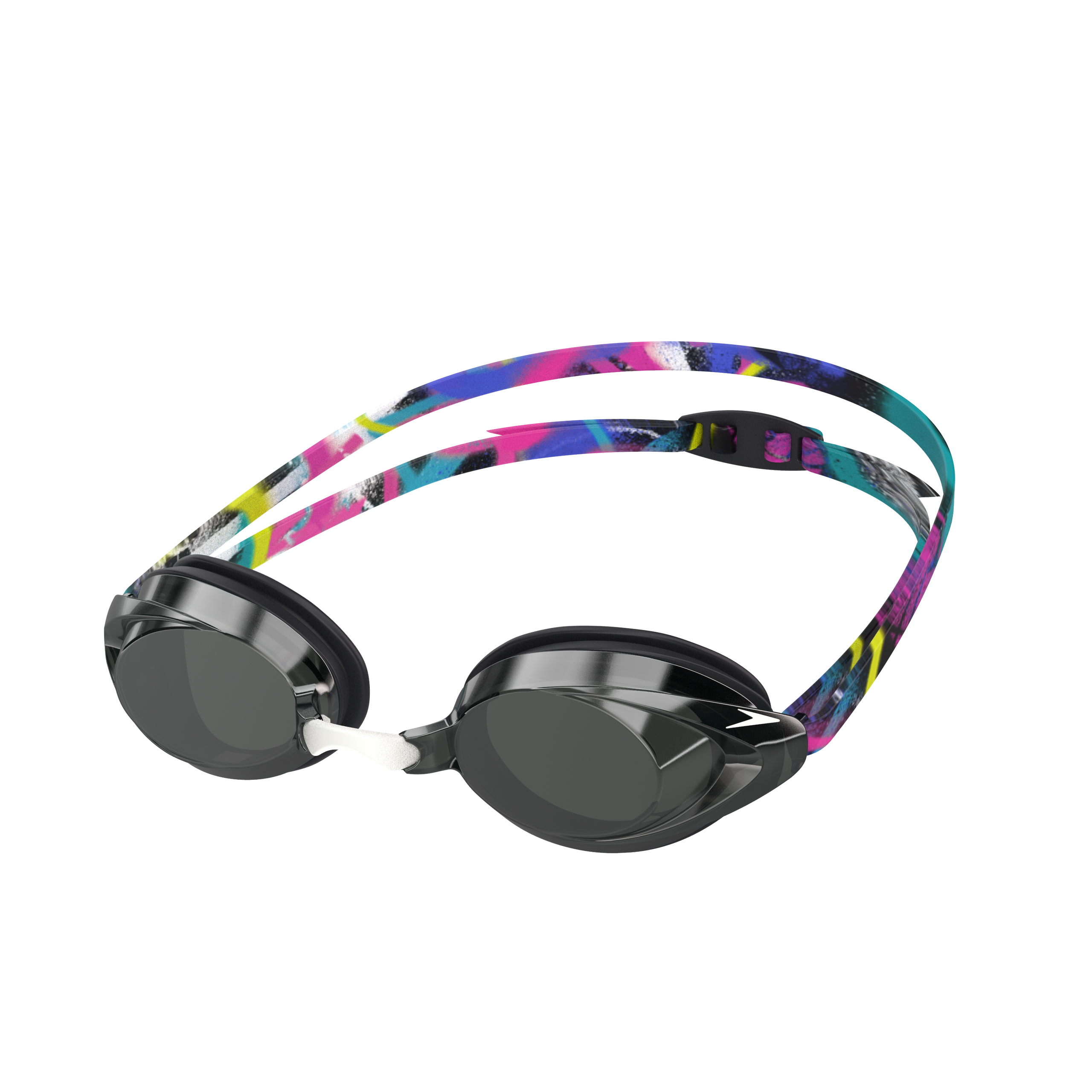 Dominate the Pool Speedo Vanquisher 2.0 Mirrored LTD Goggles Black Smoke Silver Mirror GoSwim